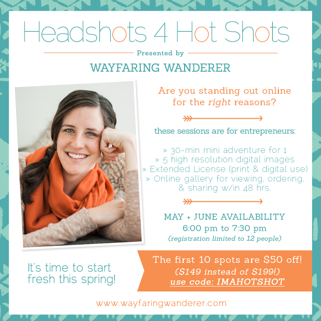 Headshots_4_Hot_Shots_Flyer_2 - Wayfaring Wanderer Boone NC Photographer