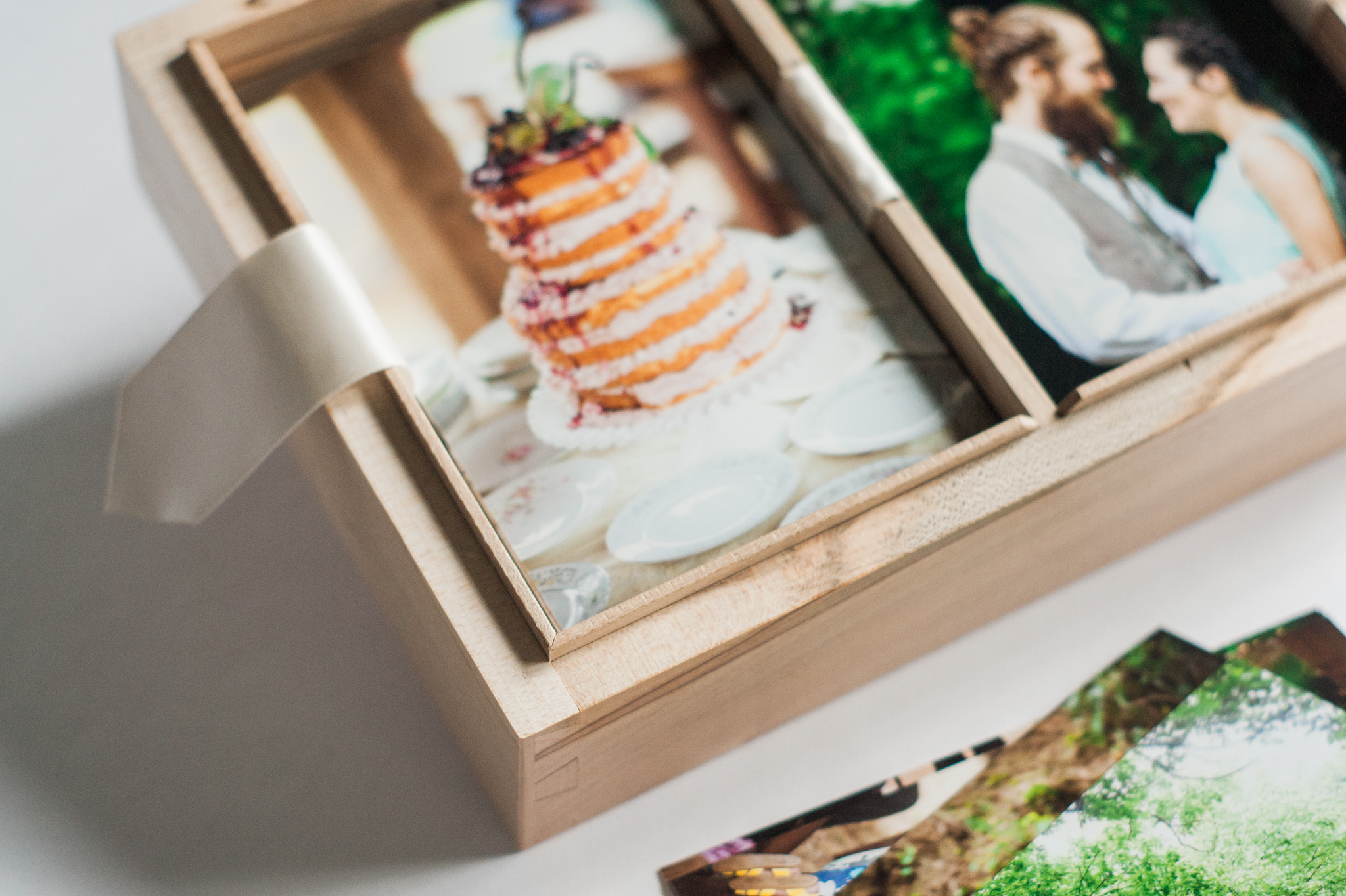 Custom Wood Photo Box by Ox Woodworx